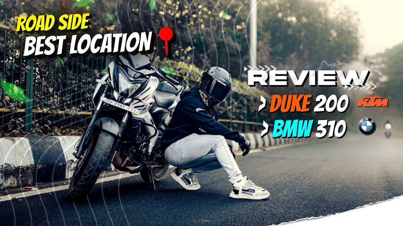 Rode side best location📍|| BMW310 & DUKE200 review 👀|| which bike is ...