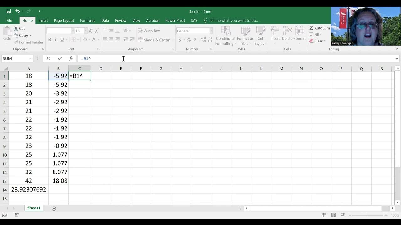 Descriptive Stats using Excel - YouTube
