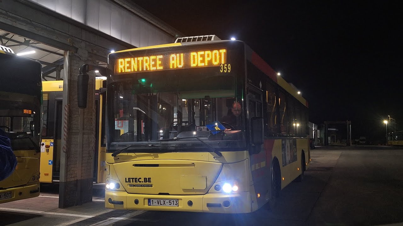 VDL Jonckheere T2000 (B7) 5.359 Retour Dépot Omal - YouTube