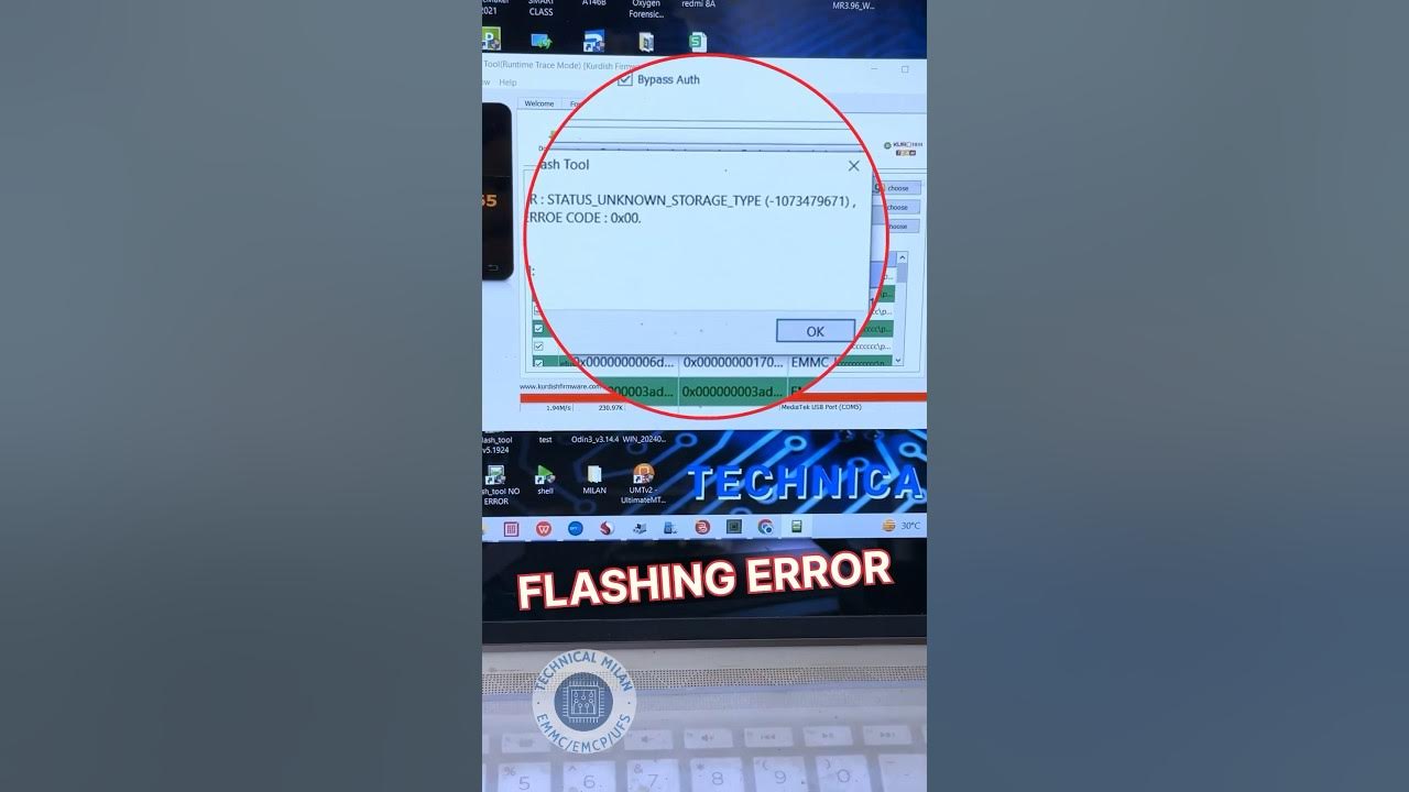POCO C3 FLASHING ERROR FIX & EMMC CHANGE PROCESS #technicalmilan # ...