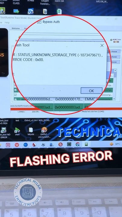 POCO C3 FLASHING ERROR FIX & EMMC CHANGE PROCESS #technicalmilan # ...