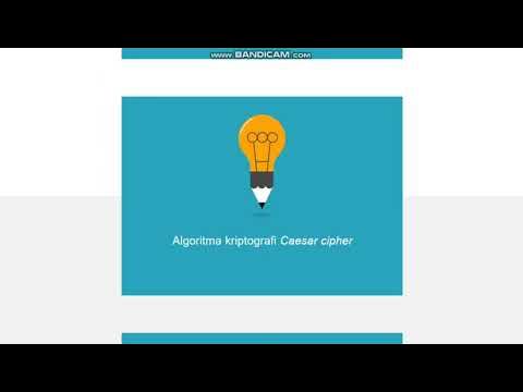 penerapan algoritma KRIPTOGRAFI CAESAR CIPHER menggunakan bahasa pemrograman Python - YouTube