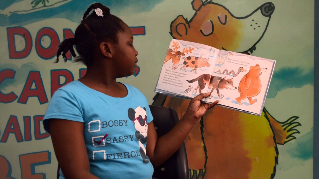 Kalise Williams Reads I Don't Care Said the Bear - YouTube