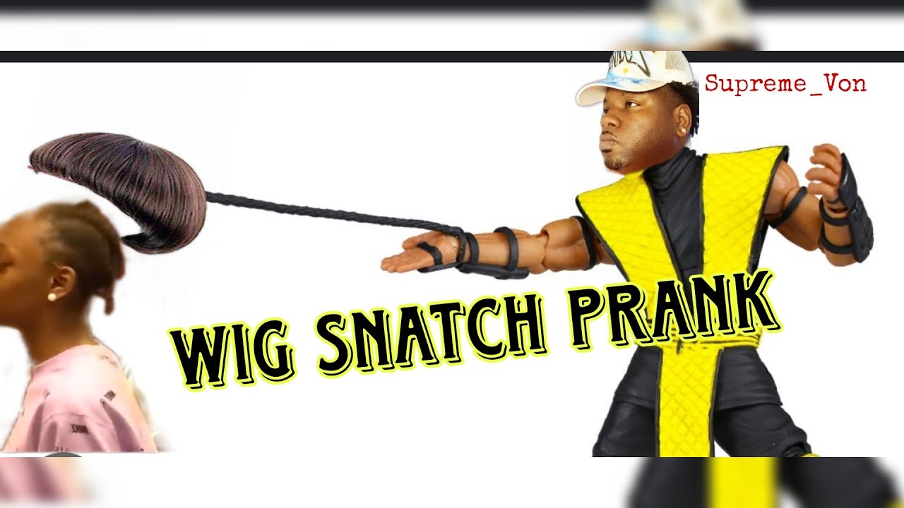 Wig Snatch Prank | Reaction #supreme_von - YouTube
