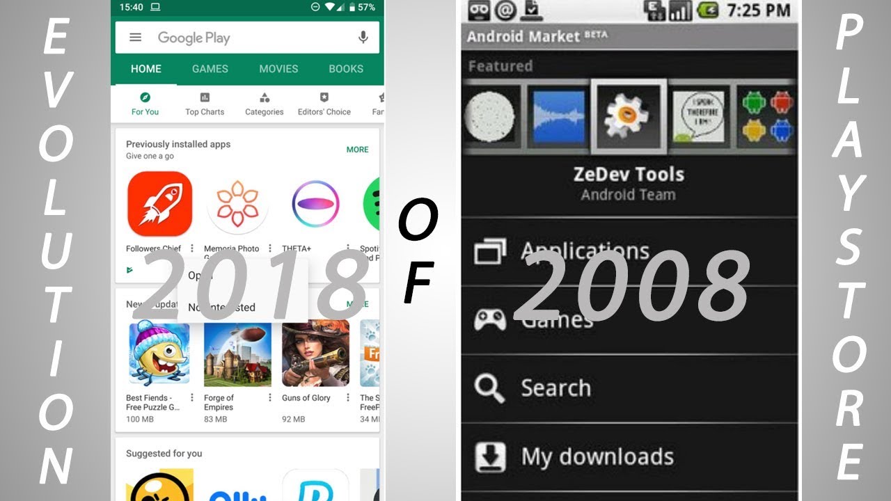 Evolution of Playstore 2008-2019 | Technical Bear - YouTube