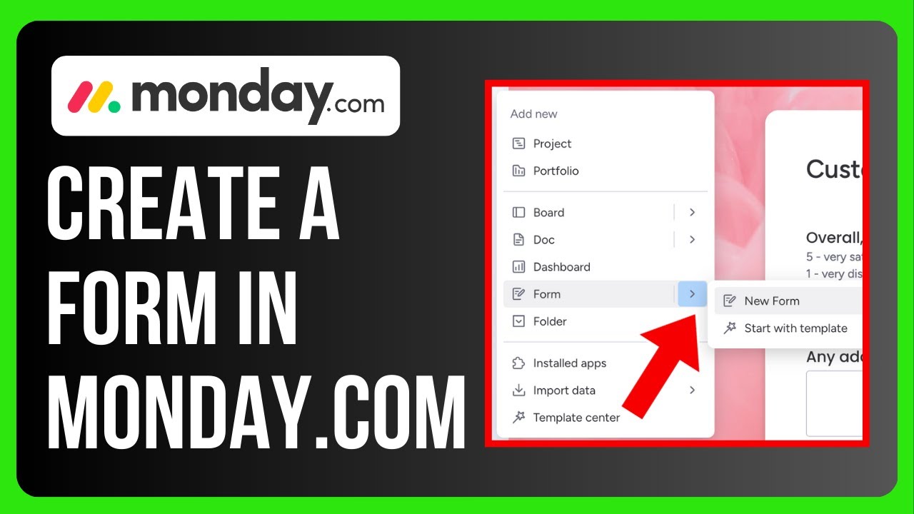 How to Create a Form in Monday.com - YouTube