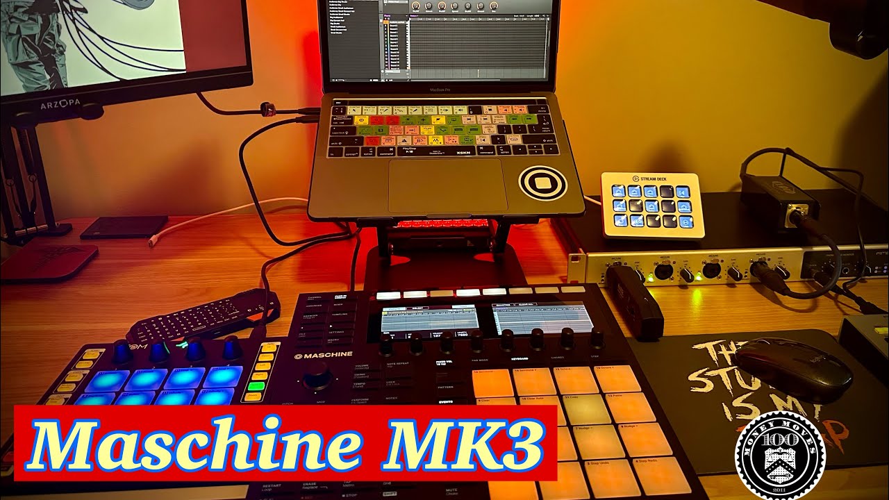 Beat Making video showing my process of how I create my beats with native instruments Machine ...