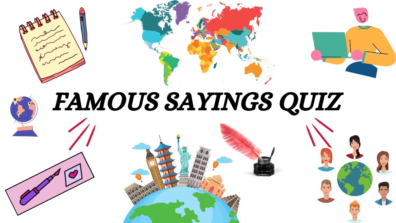 Famous Sayings Quiz || Test your knowledge on Literature || Literature ...