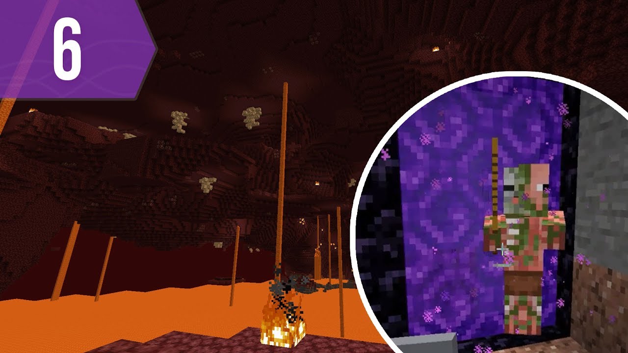 Perfect Nether Spawn? | Minecraft 1.14.3 Vanilla Survival Ep. 6 - YouTube