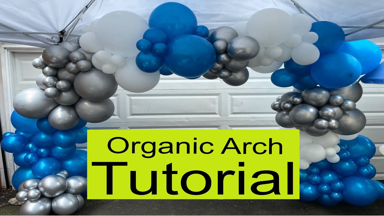 Outdoor Organic Balloon Arch | How to | Tutorial | DIY - YouTube