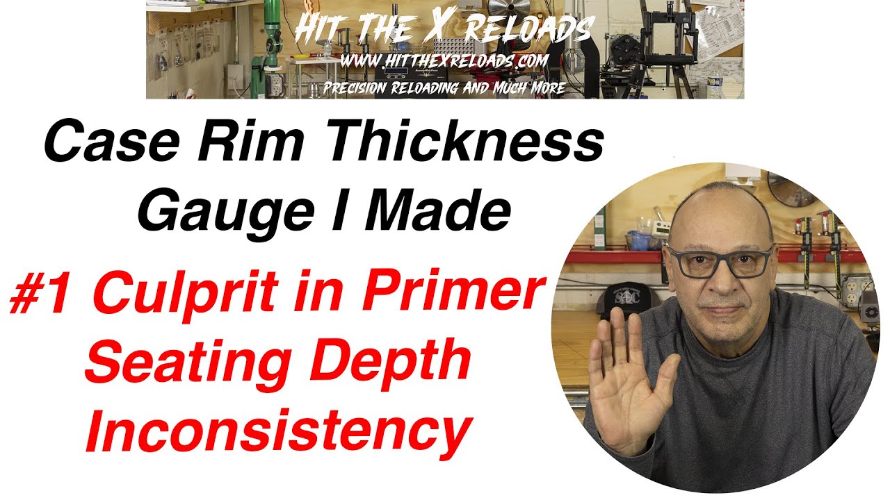 Case rim thickness gauge I made - YouTube