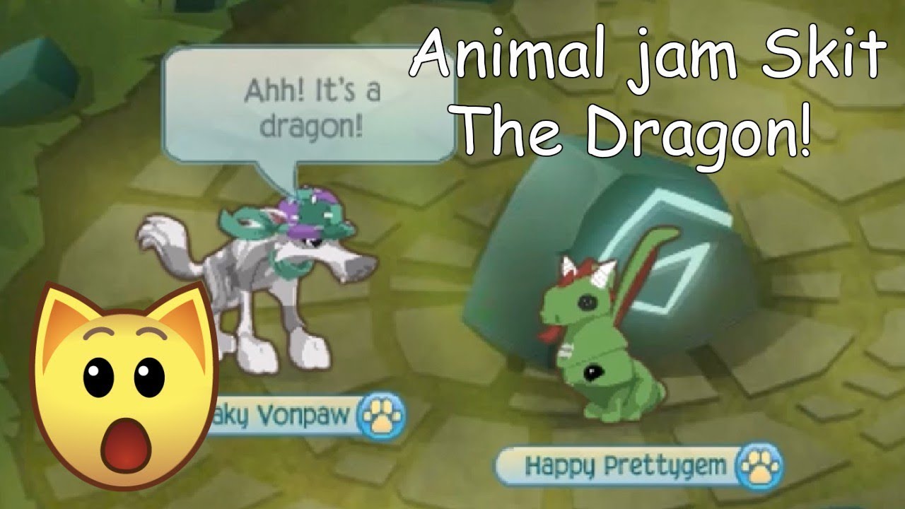 Animal jam Skit: The Dragon! - YouTube