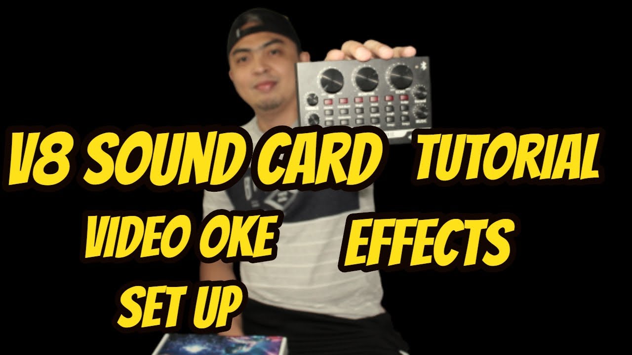 V8 Sound Card Tutorial | v8 soundcard - YouTube