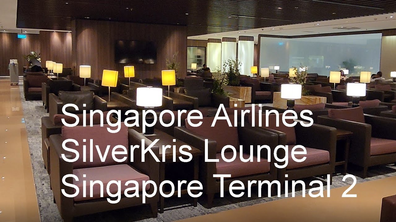 Singapore Airlines Business Class Silver Kris Lounge Terminal 2 - 4K ...