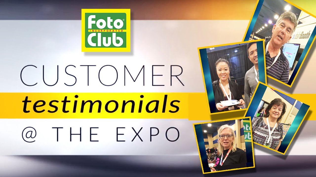 Foto Club Customer Testimonials - Photo Booth EXPO - YouTube