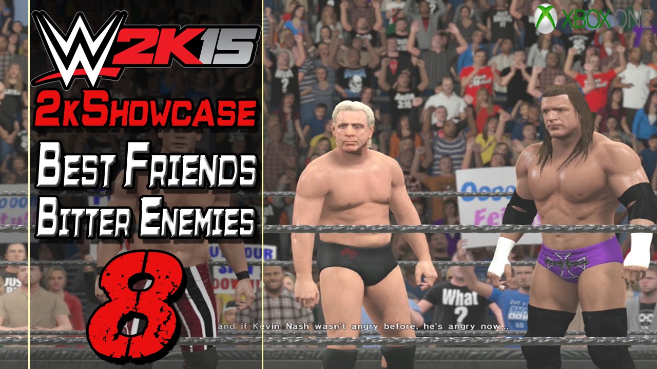 WWE 2K15 - 2K Showcase: Best Friends Bitter Enemies #8 - 6 Man Tag - YouTube