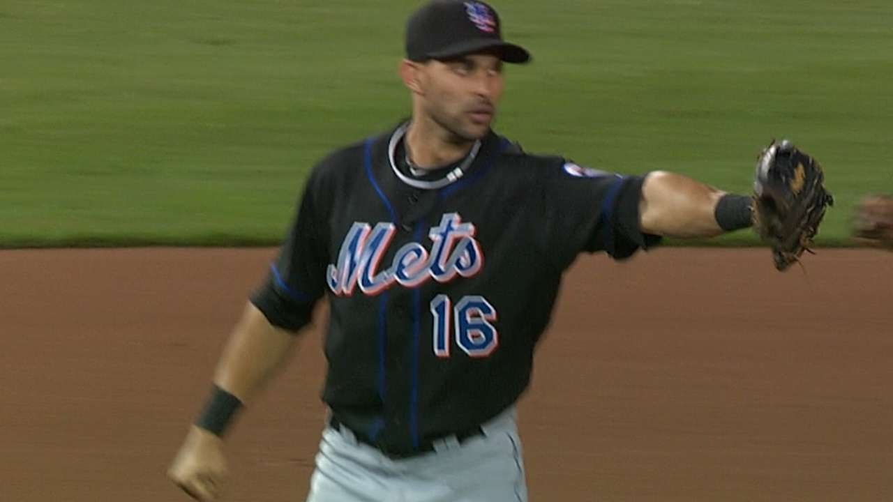 NYM@WSH: Pagan's shoestring catch starts triple play - YouTube