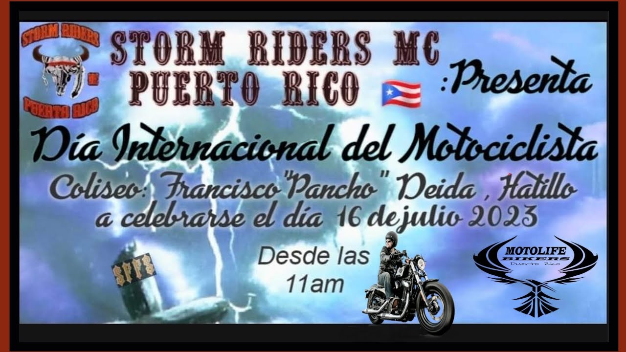 Día Internacional del Motociclista, STORM RIDERS MC 33 Aniversario ...