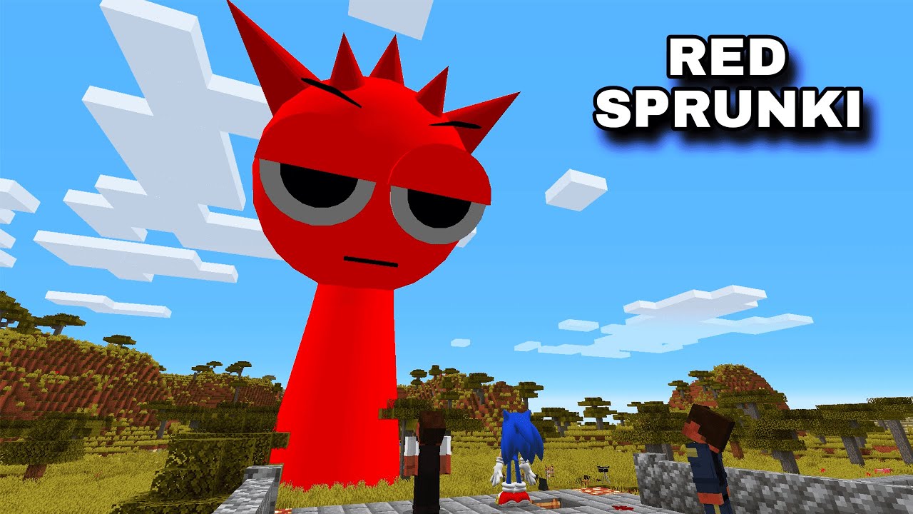 SURVIVING FROM BIG RED RADDY SPRUNKI in Minecraft - Gameplay - Coffin ...