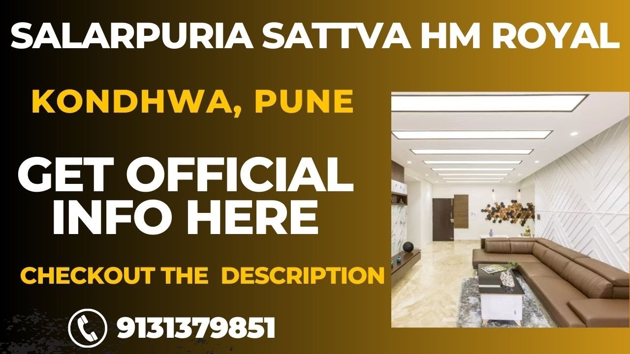 Get Official Info About Salarpuria Sattva HM Royal New Launch ...