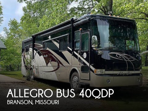 [SOLD] Used 2008 Allegro Bus 40 QDP in Harrison, Arkansas - YouTube