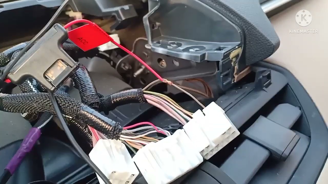 Toyota RAV4: Kenwood backup camera installation. - YouTube