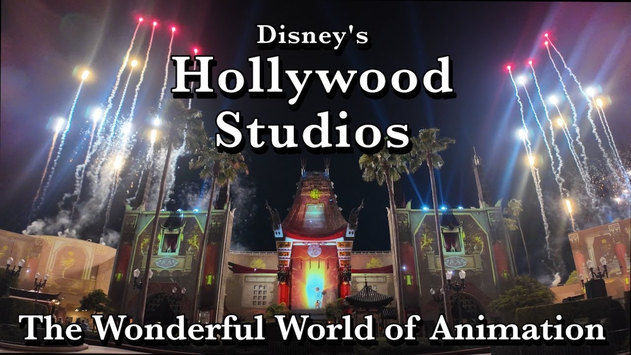 Disney's Wonderful World Of Animation in 4K. Hollywood Studios WDW ...