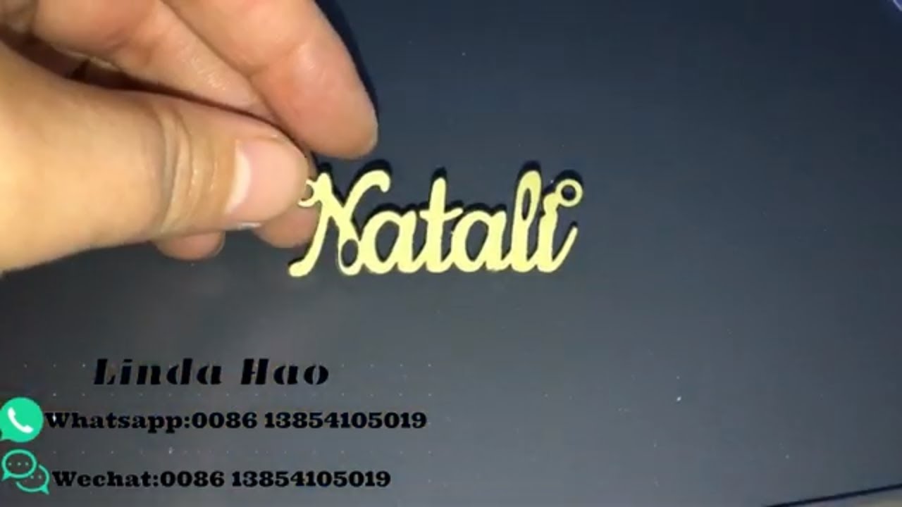 gold cutting laser machine | laser name necklace cutting machine 👏👏 ...