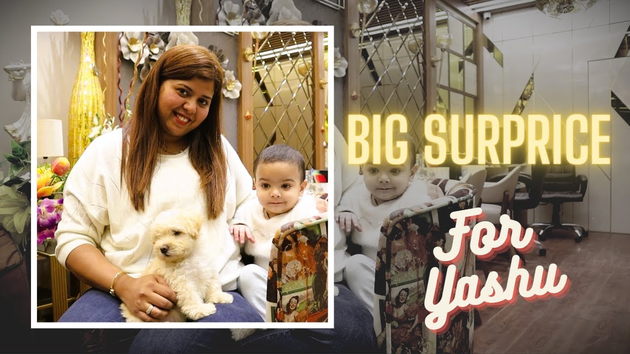 Yashu's New Dog, Her Epic Reaction !!! | Family Vlog | Yashu's little ...