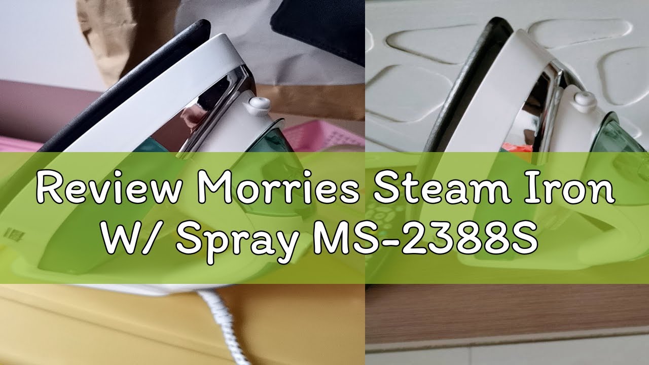 Review Morries Steam Iron W/ Spray MS-2388S - YouTube