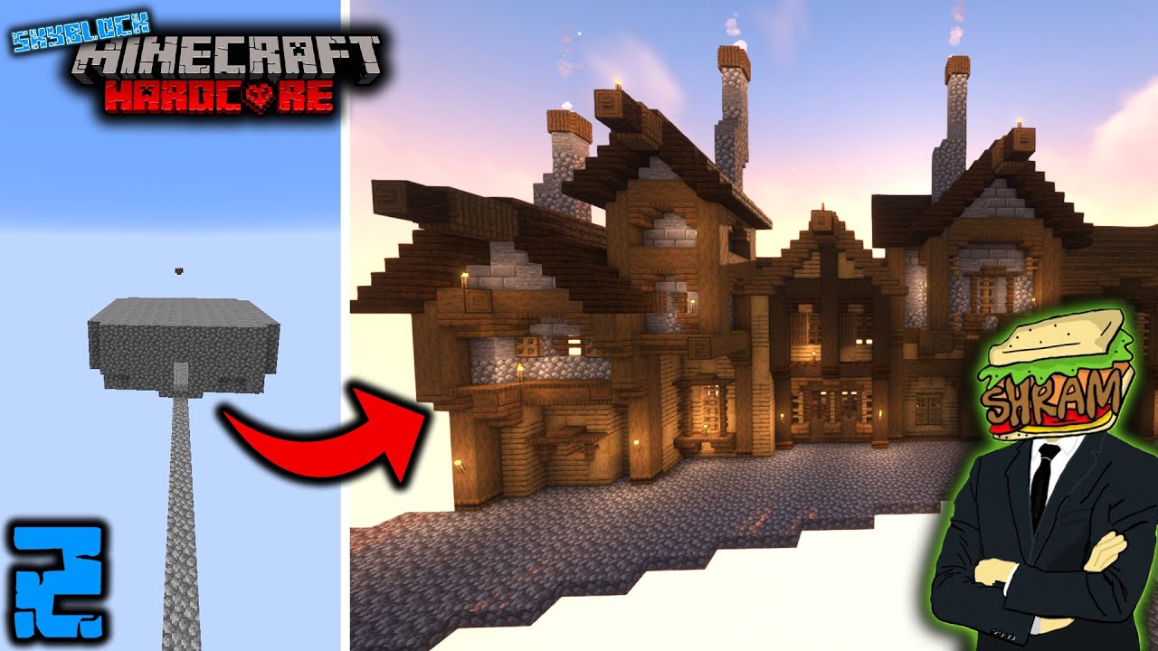 I TRANSFORMED my Mob Farm in Hardcore Skyblock! | Minecraft Let's Play ...