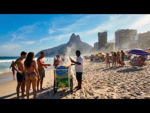 Ipanema Plajı'nda Yürüyüş — Rio de Janeiro【4K】🇧🇷