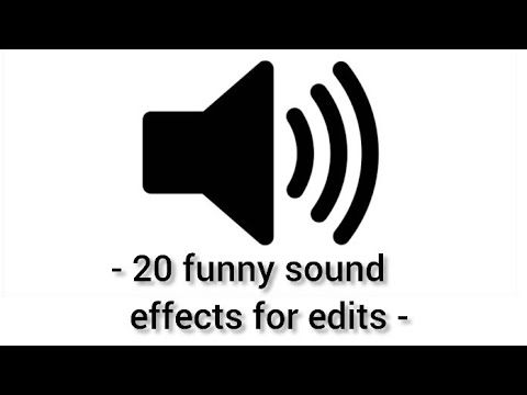 20 Funny sounds effects for edits - Sound Effects - YouTube