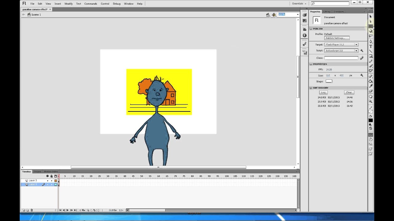 parallax camera effect - YouTube