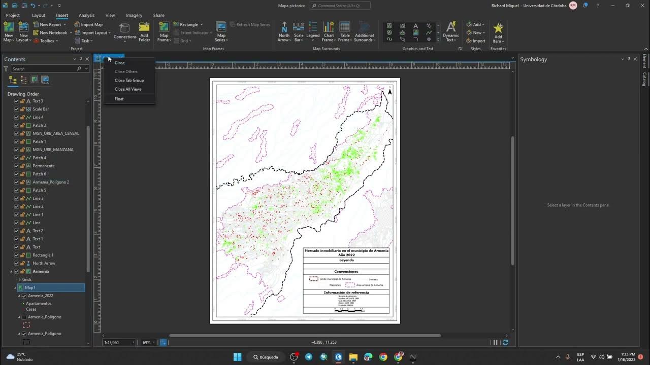 Arcgis Pro: pestaña perdida o cerrada (recuperar) recover tab - YouTube