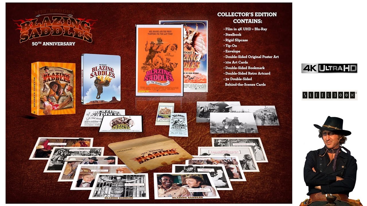 Blazing Saddles [50th Anniversary Collector's Edition 4K UHD SteelBook ...