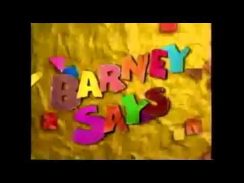 Barney Says Montage - YouTube