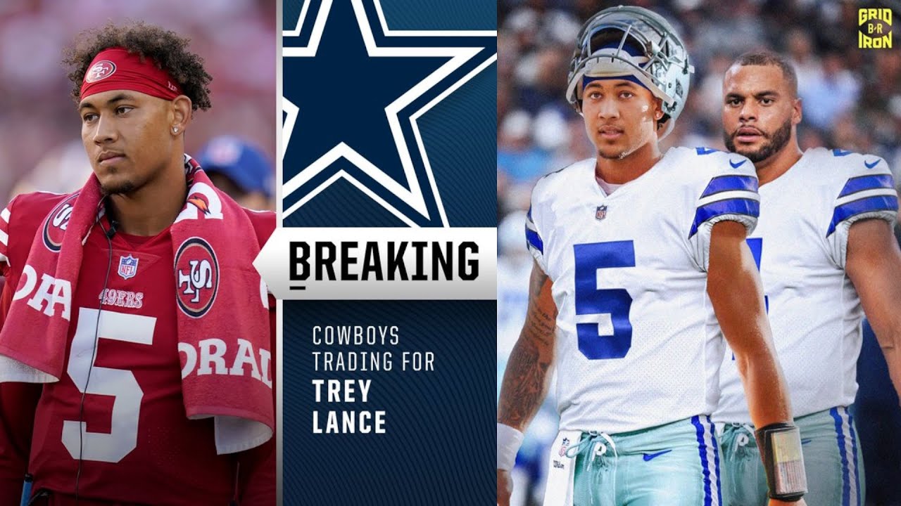 49ers Trade Trey Lance to Cowboys for 4th Round Pick - YouTube