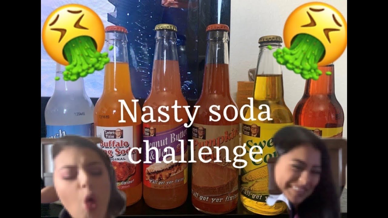 NASTY SODA CHALLENGE ! ****I THREW UP*** - YouTube