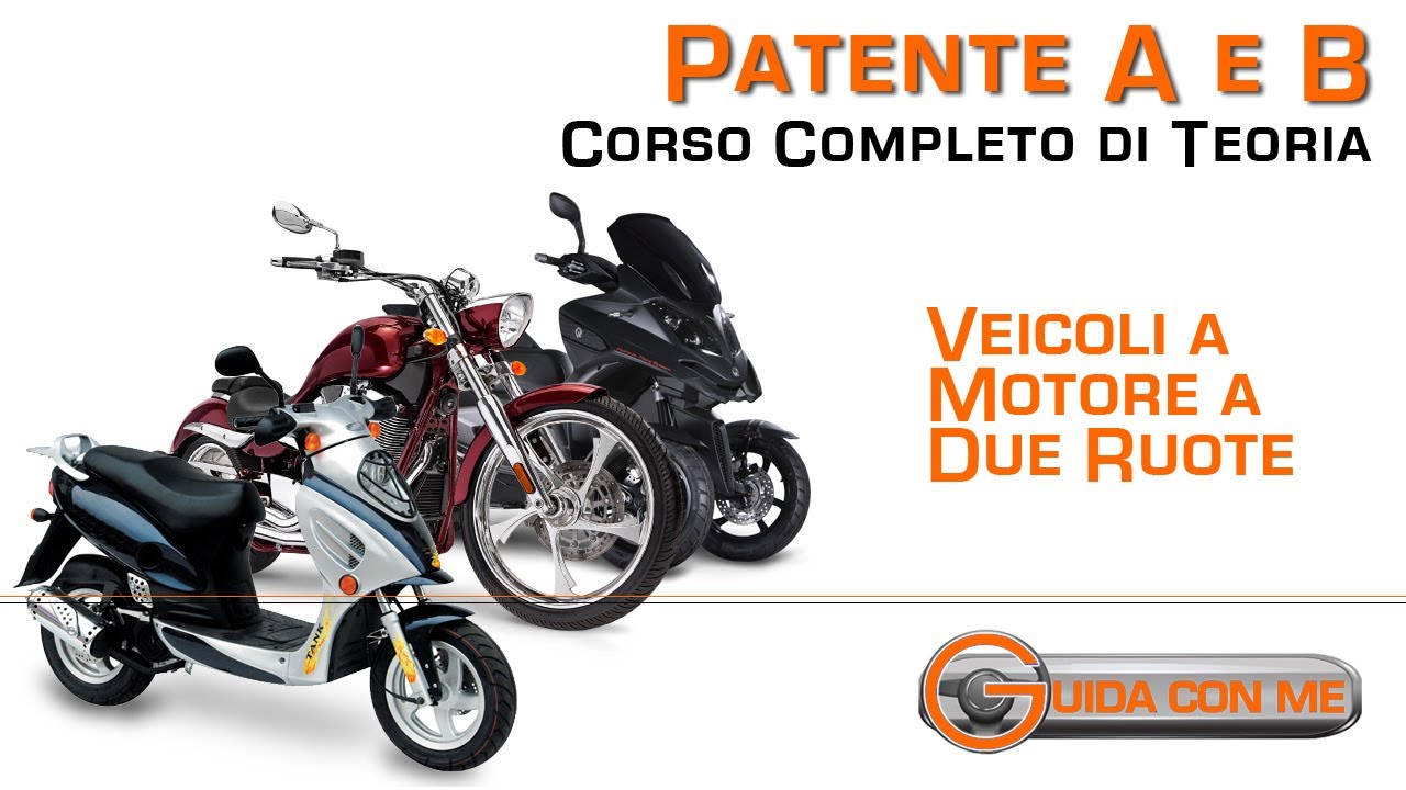 Veicoli a motore a due ruote Ciclomotori e Motocicli - Teoria patente B ...