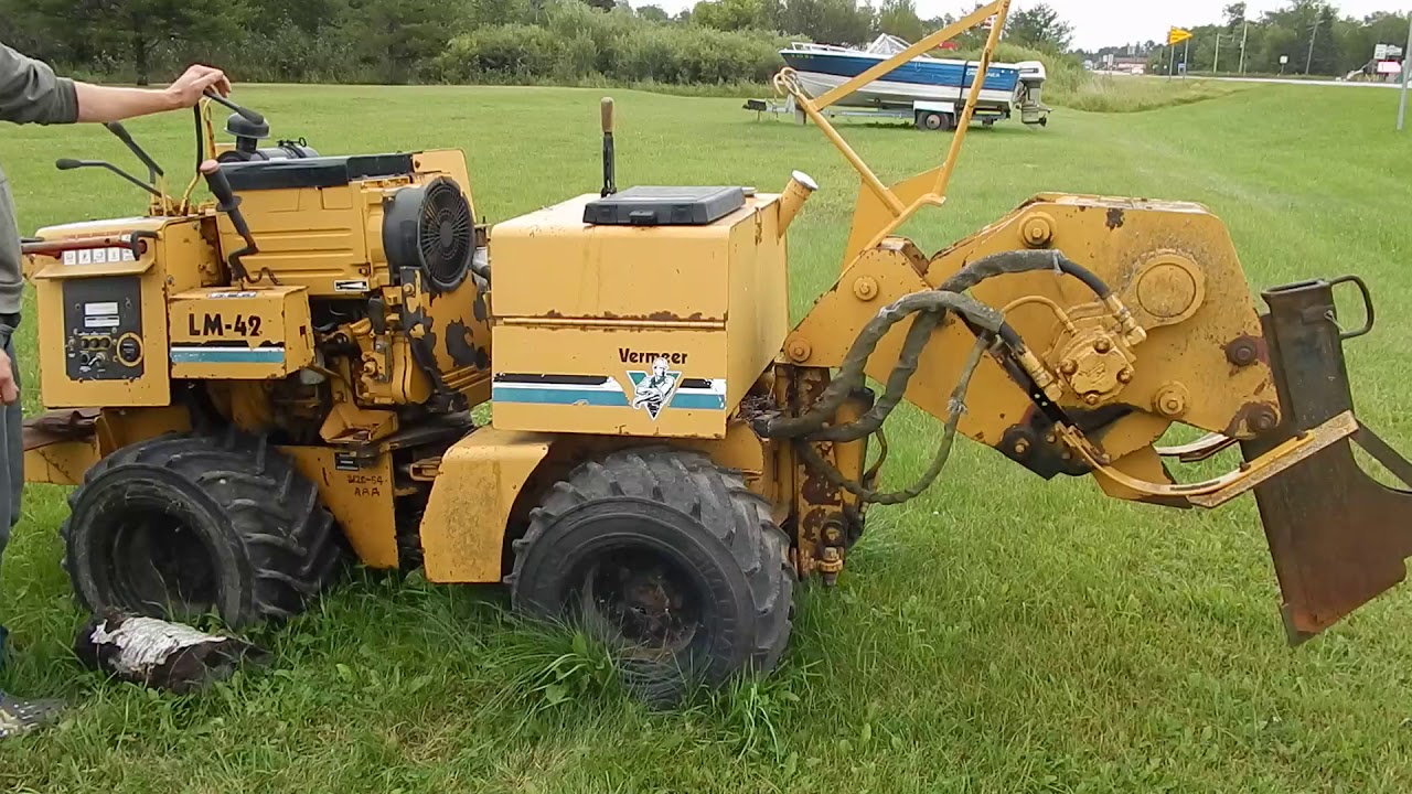 Vermeer LM-42 Ditch Witch Do-bid.com - YouTube