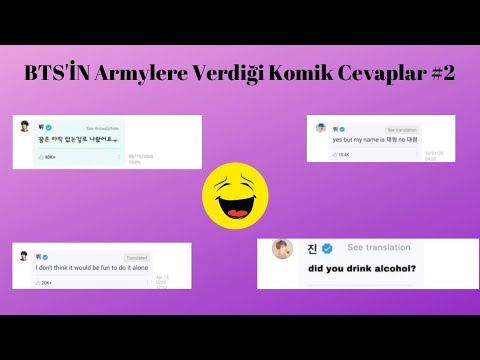 BTS'in Weverse'de Armylere Verdiği Komik Cevaplar #2