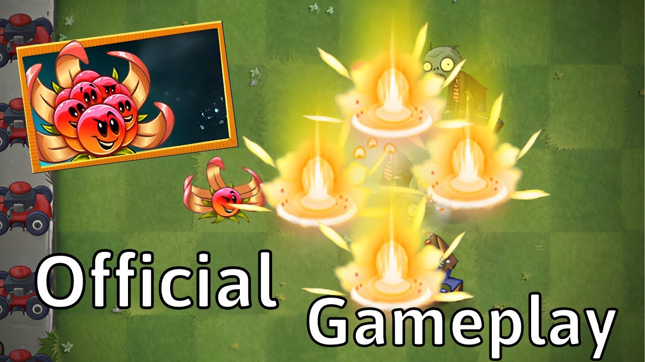 PvZ2 Boom Berry Official Gameplay I PvZ2 10.3.1 New Plant Maybee, Boom ...