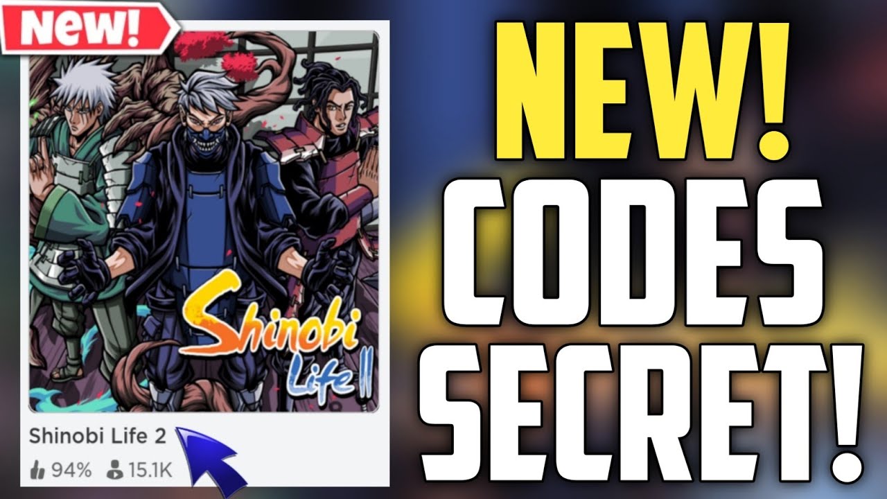 Shinobi Life 2 New Codes!! | ROBLOX *SECRET* CODES [SHINDO LIFE] - YouTube