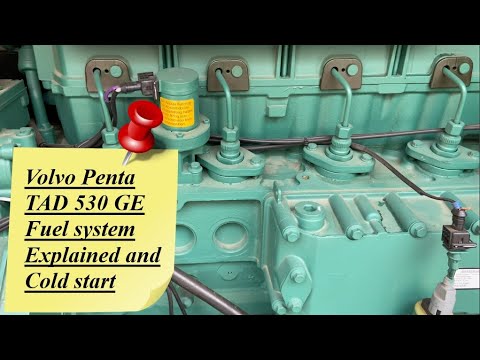 Volvo Penta fuel system explained and cold start - YouTube