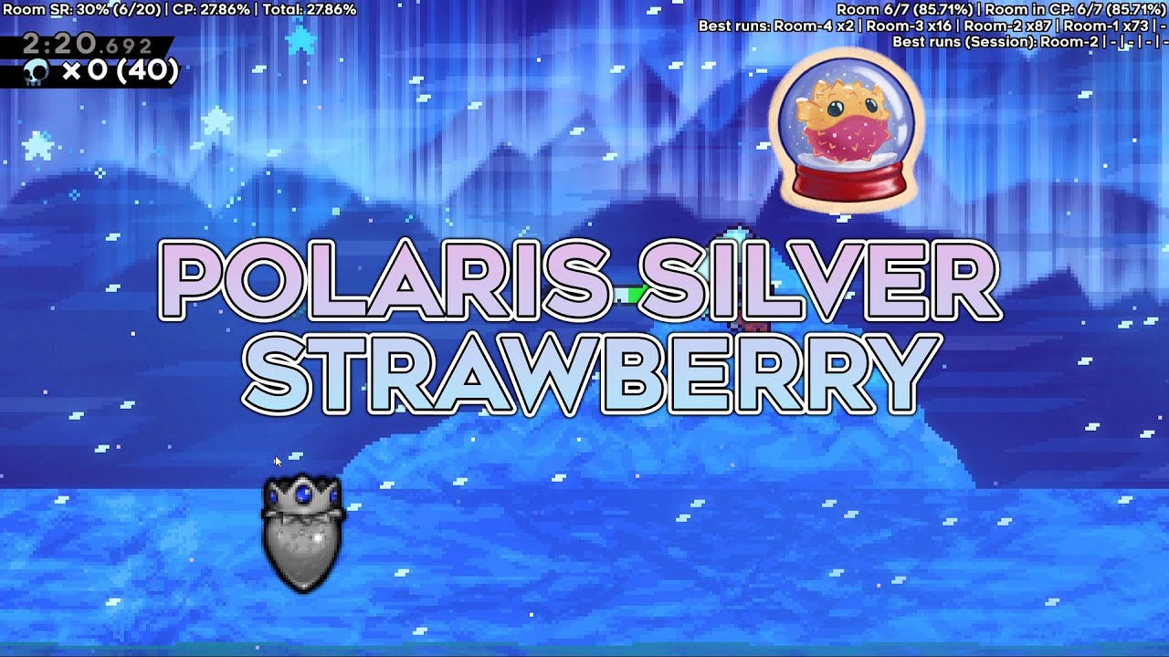 Celeste Mods | Strawberry Jam Collab | Polaris Silver Strawberry - YouTube