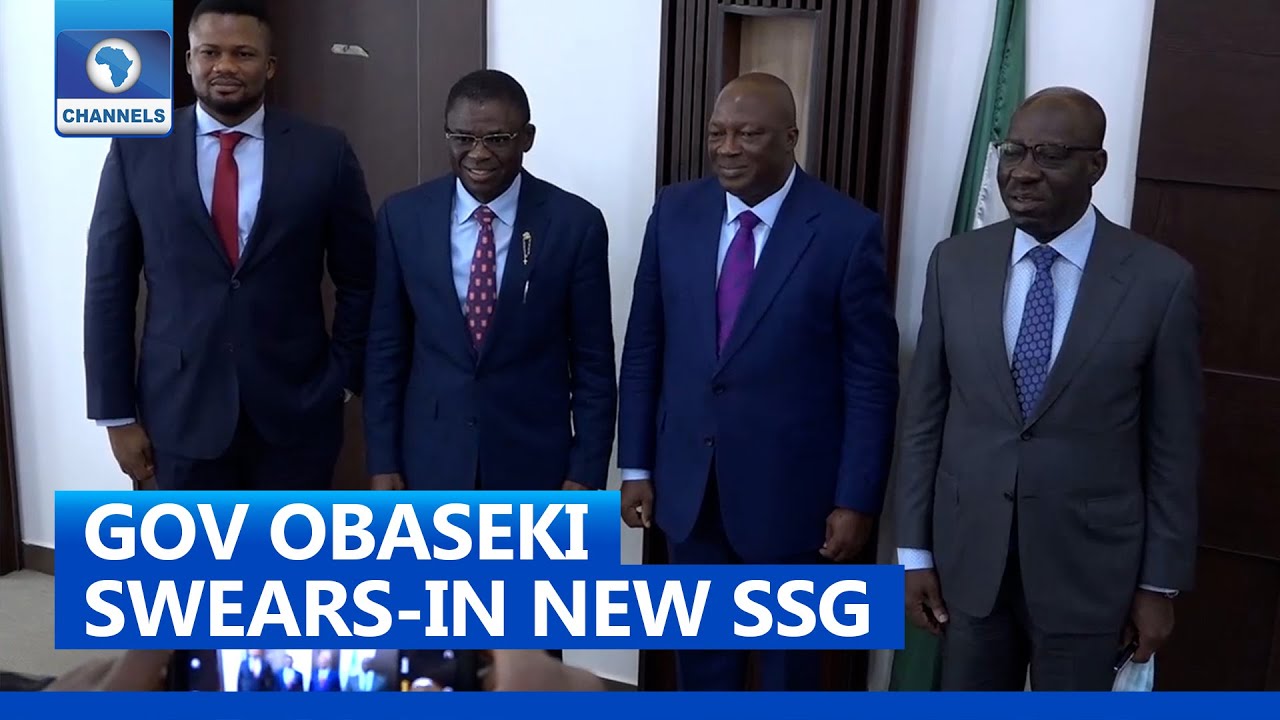 Gov Obaseki Swears-In New SSG, Calls For Restructuring - YouTube