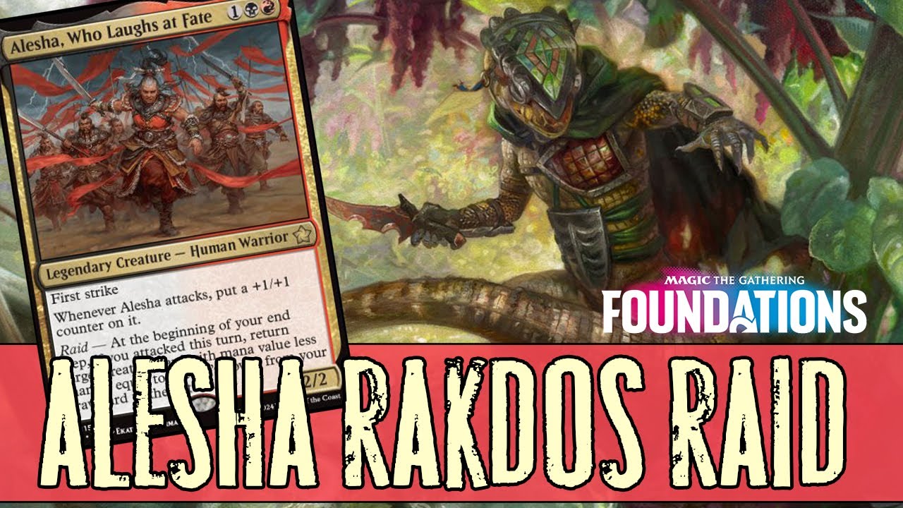 Вперёд АЛЁША ! MTG Arena Alesha Rakdos Raid Foundations Standard DECK ...