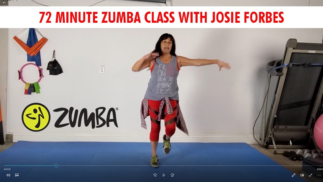 Fun High Energy Zumba Class with Josie Forbes - YouTube