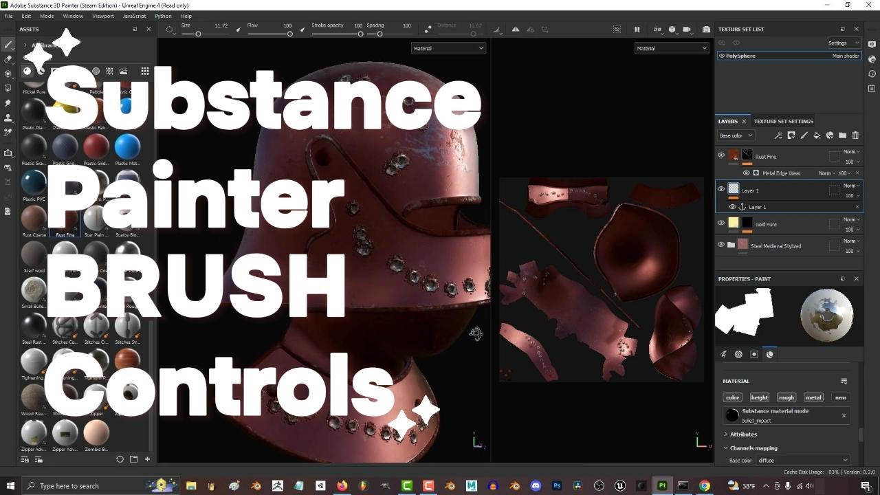 Substance Painter Brush Controls Explained | Comprehensive Guide for ...